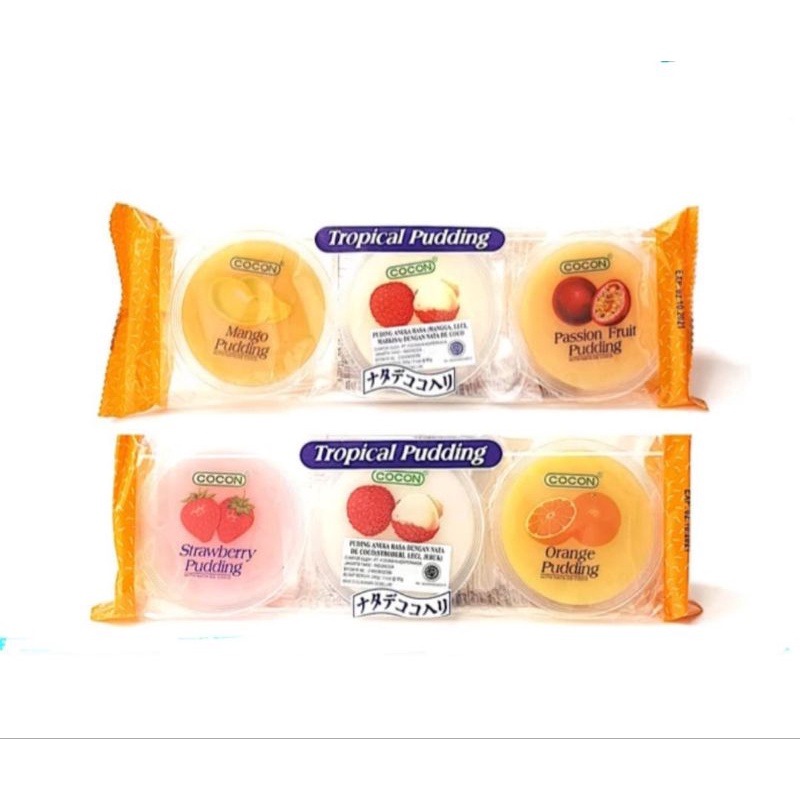 Jual PUDDING ANEKA RASA DENGAN NATA DE COCO | AGAR AGAR TROPICAL COCON ...