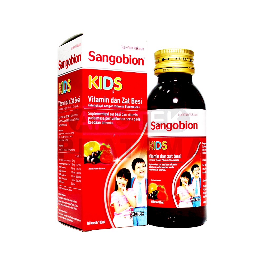 Jual Sangobion Kids 100ml Vitamin dan Suplemen Zat Besi | Shopee Indonesia