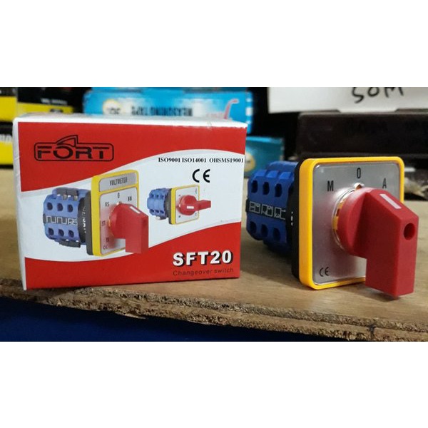 Jual Selector Switch/Rotary Switch Man-Off-Auto 3Pole SFT20 FORT ...