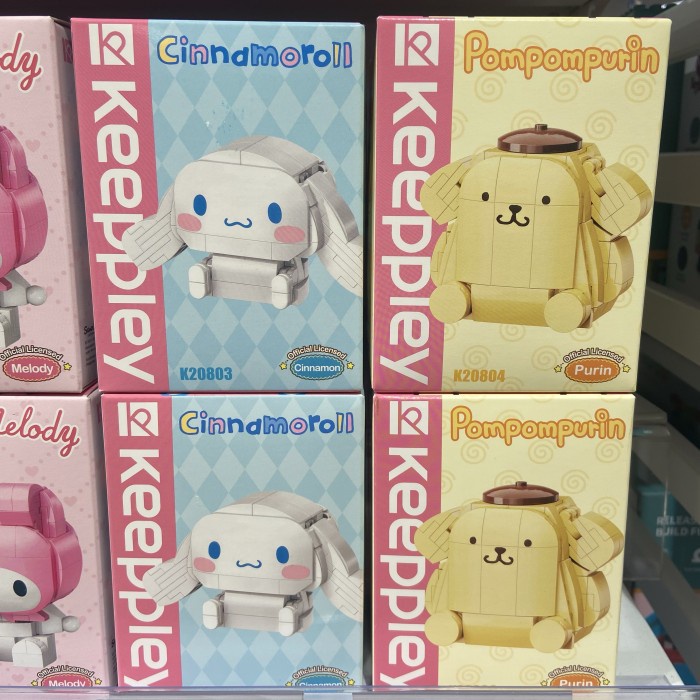 Jual Brick Keeppley Sanrio Melody Hello Kitty Cinnamoroll Pompopurin ...