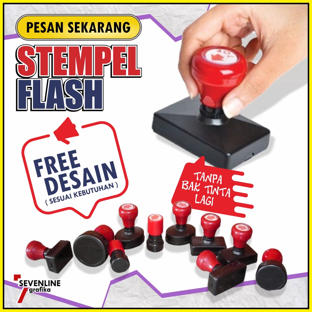 Jual STEMPEL CUSTOM FREE DESIGN | Shopee Indonesia