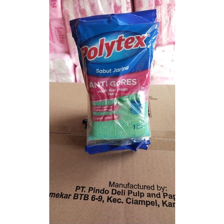 Jual Polytex sabut jaring anti gores / sabut cuci piring anti gores ...
