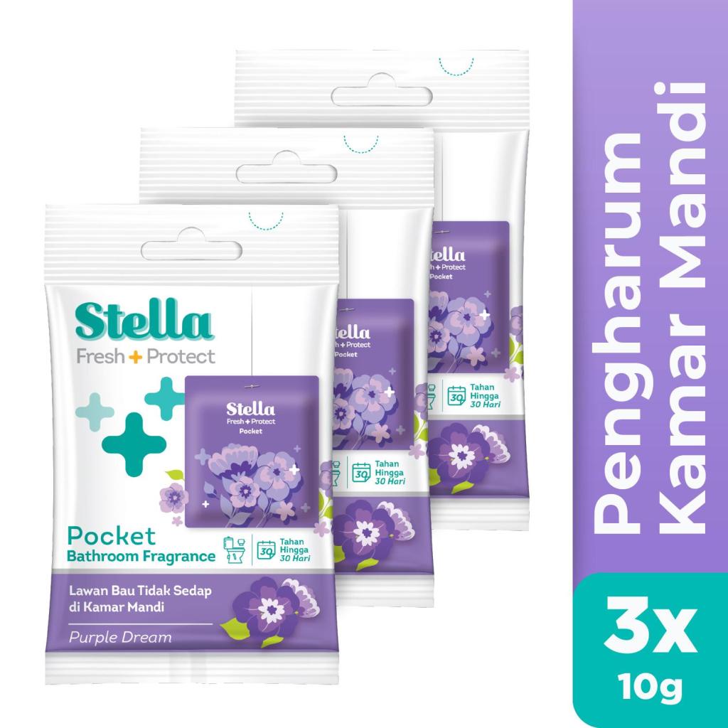Jual Stella Pocket Bathroom Purple Dream 10 gr x3 - Pengharum Kamar ...