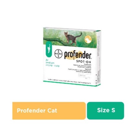 Jual Profender Spot-On 0,35ml For Small Cats (1 Tube) - obat cacing ...