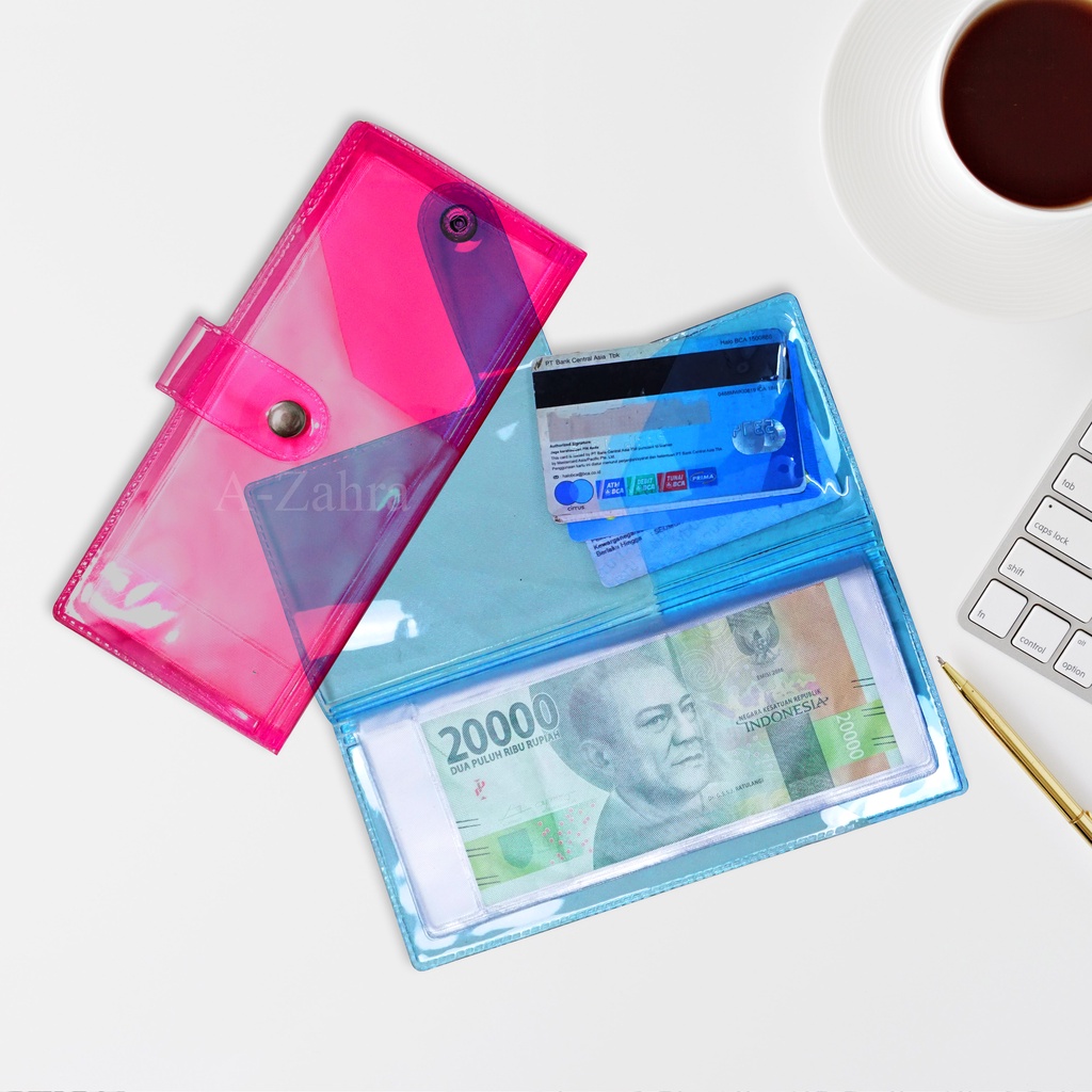 Jual A-ZAHRA 016 DOMPET DISIPLIN TRANSPARAN / DOMPET ORGANIZER KEUANGAN ...