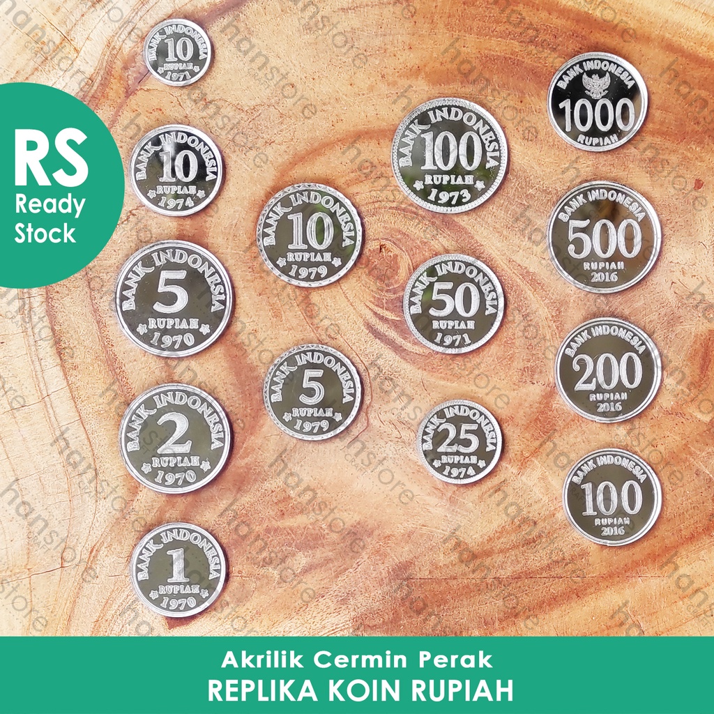 Jual RS Replika Uang Koin Rupiah Versi Kuno - Terbaru untuk Mahar / Dekorasi / Mahar / Seserahan ...