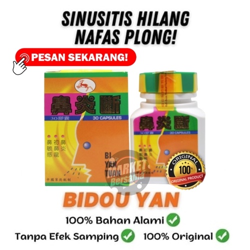 Jual Ramuan cina bidou yan obat herbal hidung meler sinusitis pilek ...