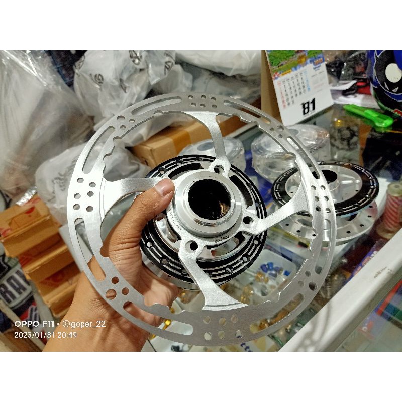 Jual tromol depan mio plus dics cekung pnp ninja r atau rr disc 220mm ...