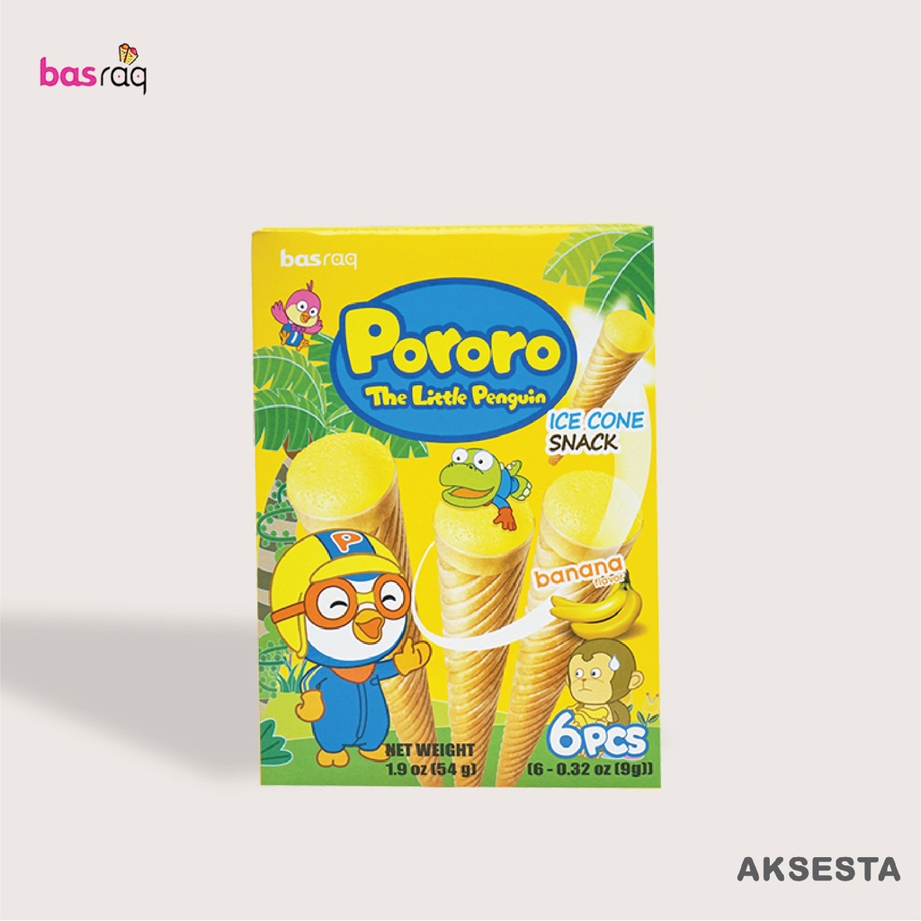 Jual Pororo Ice Cone Snack Banana 54 gr | Shopee Indonesia