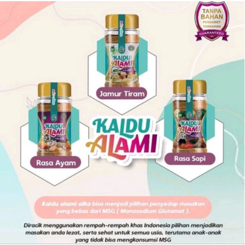 Jual Aiko kaldu tanpa MSG Kaldu Bubuk Penyedap Rasa Non MSG -70gr ...