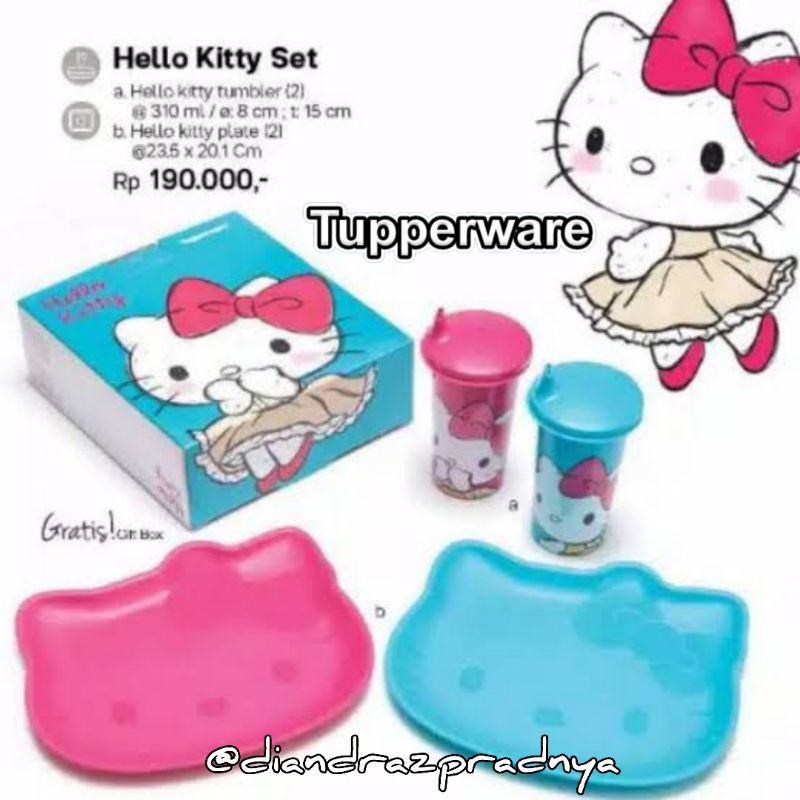 Jual Hello Kitty Set Tupperware | Shopee Indonesia