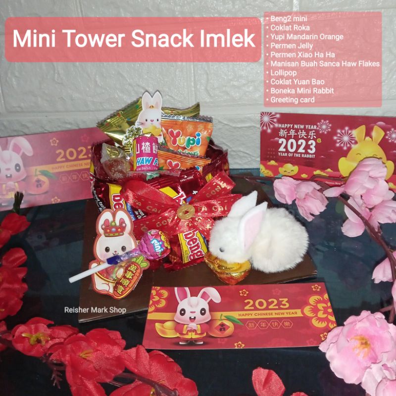 Jual Snack Tower Imlek Sincia Chinese New Year | Shopee Indonesia