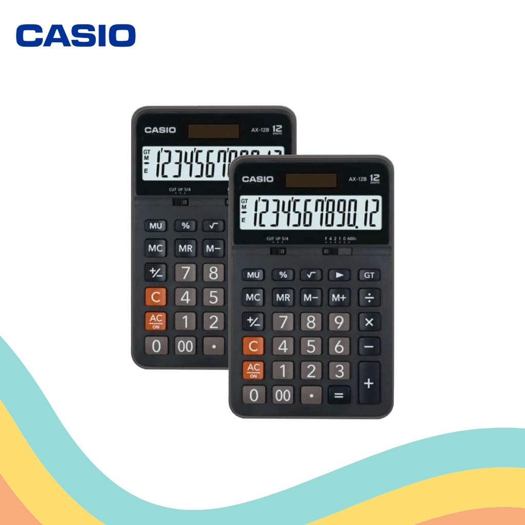 Jual KALKULATOR CASIO AX-12S/B (1 PCS) | Shopee Indonesia