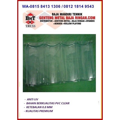 Jual Genteng Metal Transparan UPVC | Shopee Indonesia