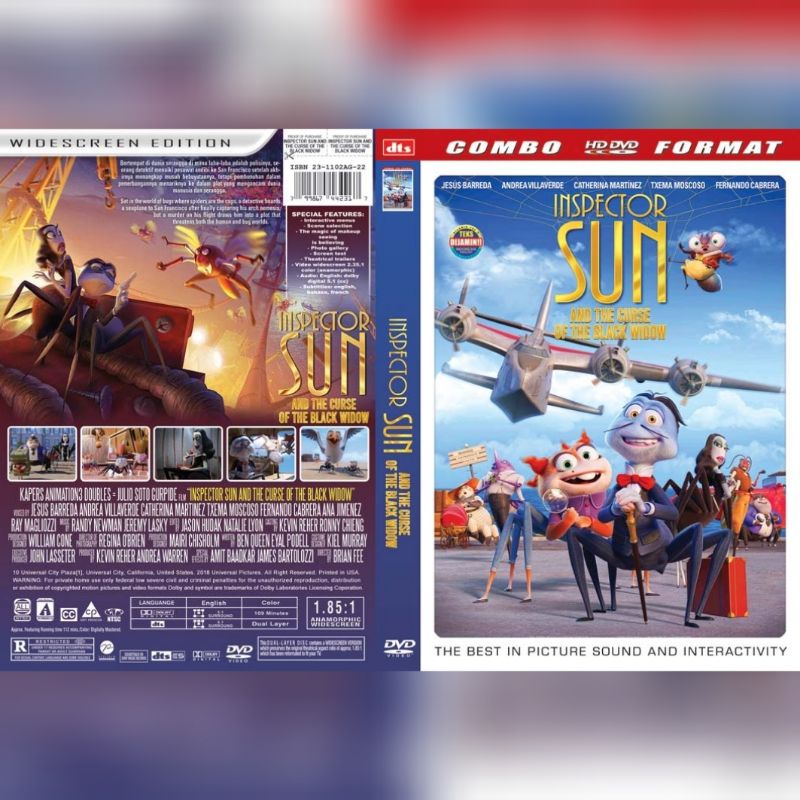 Jual Kaset Film Animasi INSPECTOR SUN and The Curse Of The Black Widow ...