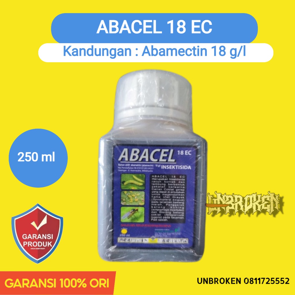 Jual ABACEL 18 EC 250 ML Insektisida Hama Trip Trips Ulat Grayak ...