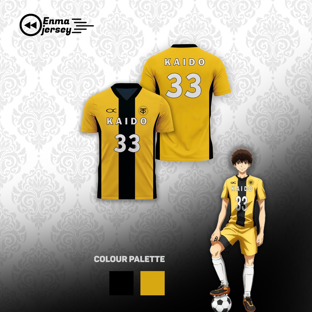 Jual ENMA Jersey Anime Ao Ashi - Jersey Ashito Aoi Tokyo City Esperion ...