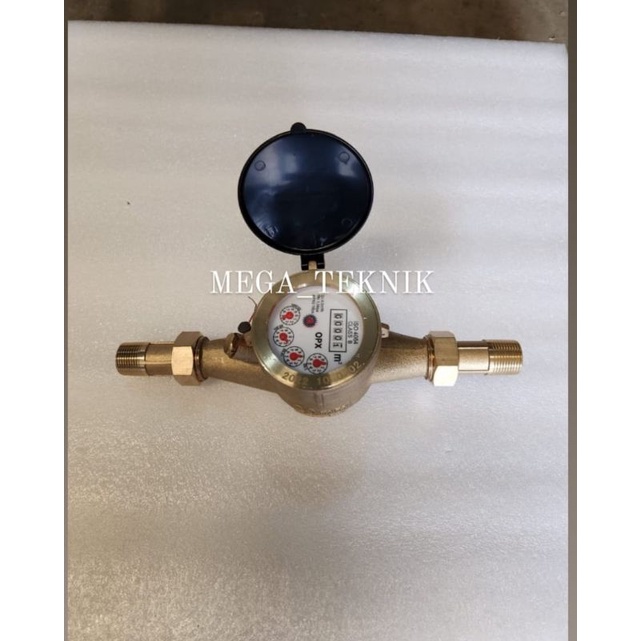 Jual Water Meter Meteran Air OPX full Kuningan ukuran 3/4" inchi ...