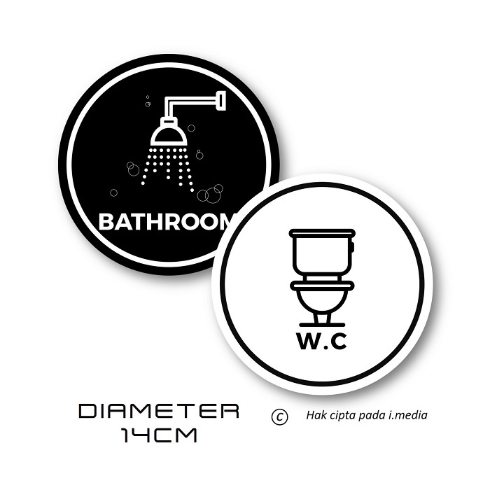 Jual STIKER WC | STIKER KAMAR MANDI | STIKER BATHROOM | STIKER VYNIL ...