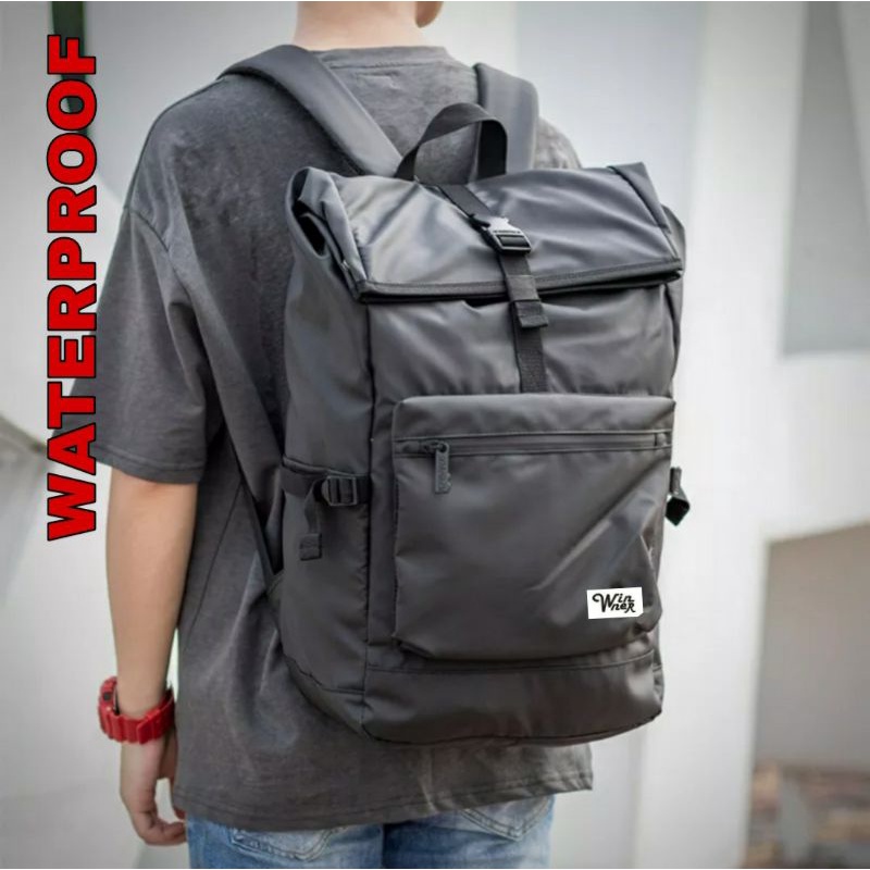 Jual WinnerBag Tas Backpack Ransel Waterproof Tas Distro Free Raincover ...