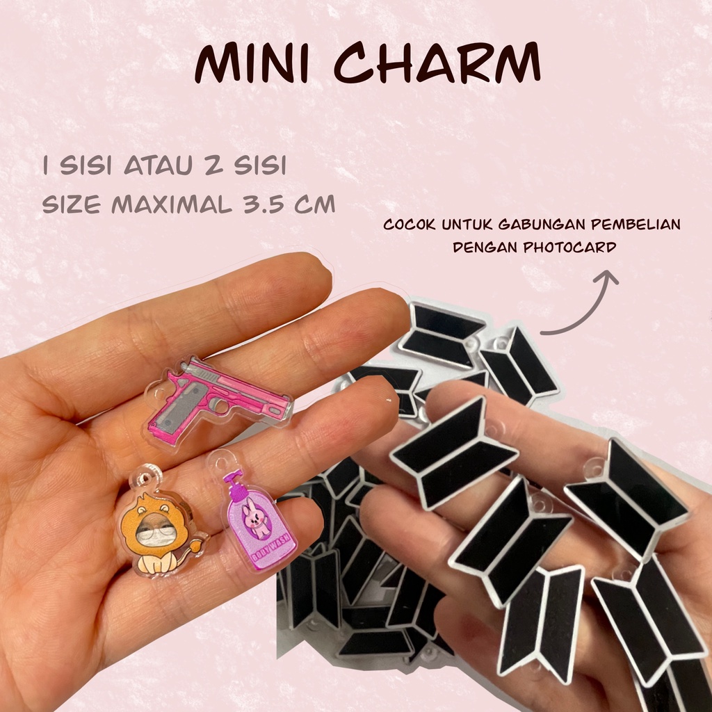 Jual Mini keychain / Gantungan kunci acrylic | Shopee Indonesia