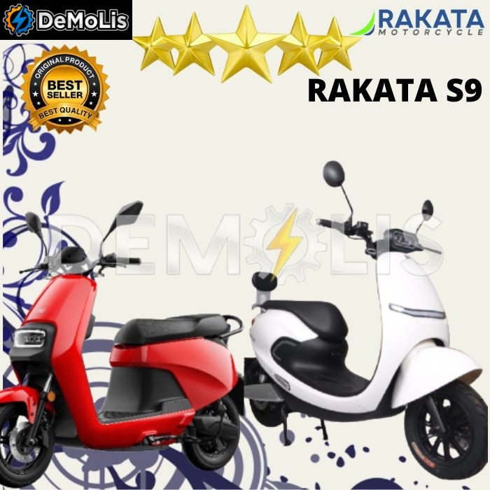 Jual Motor listrik type Rakata S9 New Bergaransi Resmi - Gratis Helm ...
