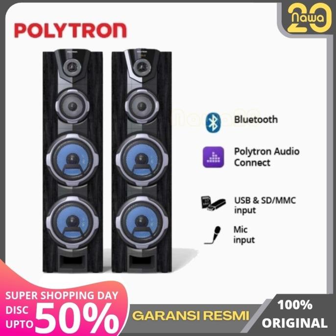 Jual POLYTRON SPEAKER AKTIF PAS 8F22 KARAOKE PAS8F22 BLUETOOTH AUDIO ...