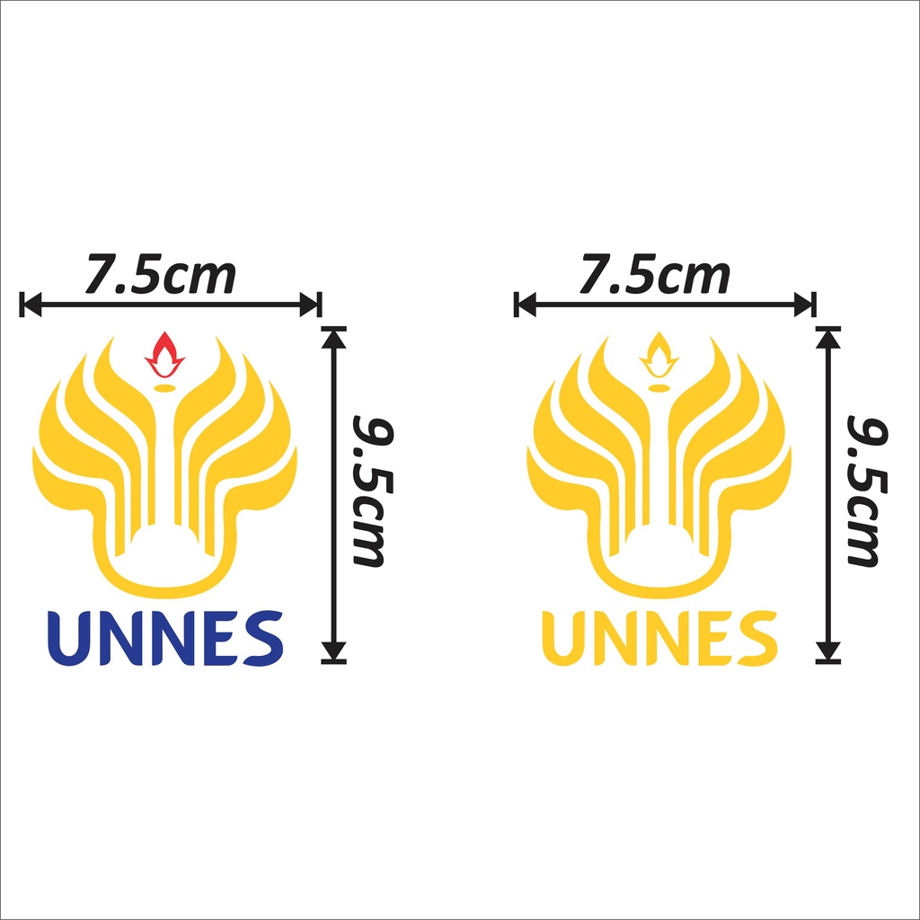 Jual Stiker Universitas Negeri Semarang UNNES | Sticker Cutting Motor ...
