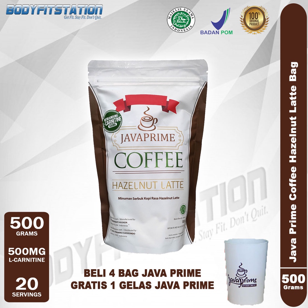 Jual Java Prime Coffee 500 Grams 1 Bag 20 Servings / carnitine diet g ...