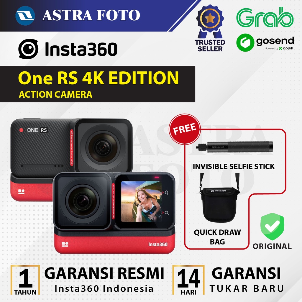 Jual Insta360 ONE RS 4K Edition Action Cam - Camera Action Insta360 RS ...