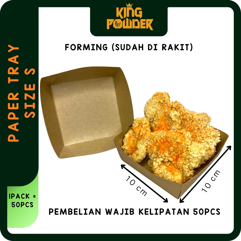 Jual Paper Tray COKLAT M | Food Tray Dine In | Piring Saji MCD | Tray ...