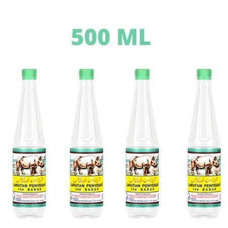 Jual LARUTAN PENYEGAR CAP BADAK BOTOL BESAR 500 ML PER DUS ISI 24 | Shopee Indonesia