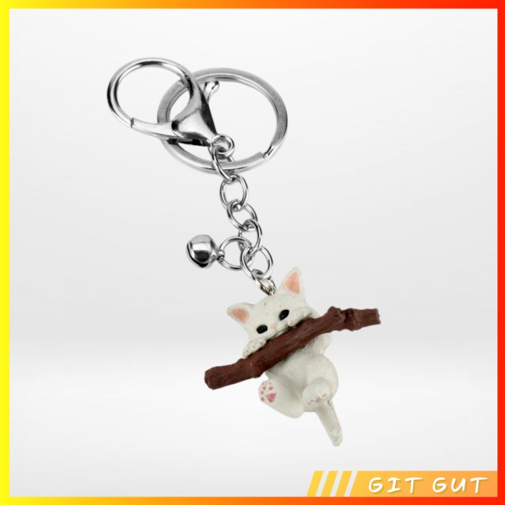 Jual Keychain Gantungan Kunci Cute Cat Kucing | Shopee Indonesia