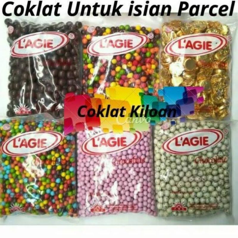 Jual Coklat Lagie Kiloan, Coklat Isian Parcel Lagie, Cokelat L'agie ...