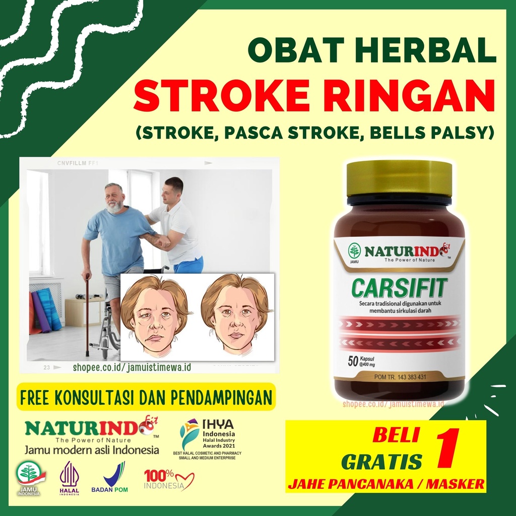 Jual Obat Stroke Ringan Obat Bells Palsy Stroke Wajah Ampuh Terapi ...