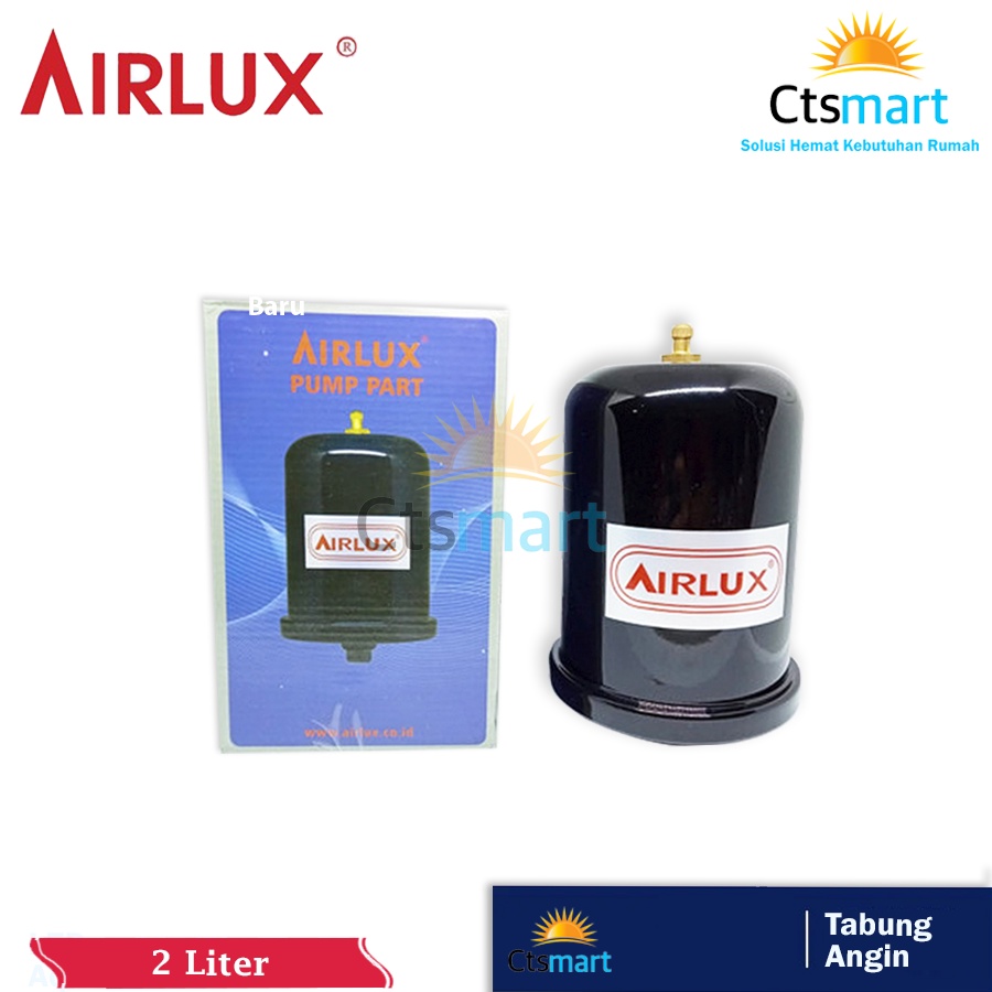 Jual AIRLUX TABUNG / TANGKI ANGIN 2 LITER (PRESSURE TANK) | Shopee ...