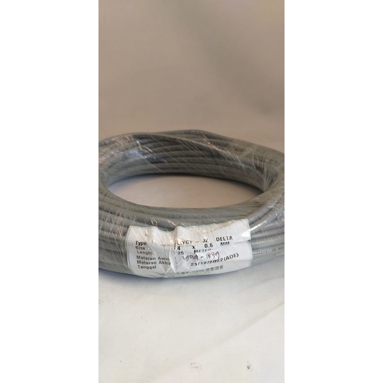 Jual Kabel LIYCY-JZ 4x0.5mm Merk Delta Ecer Per Meter | Shopee Indonesia