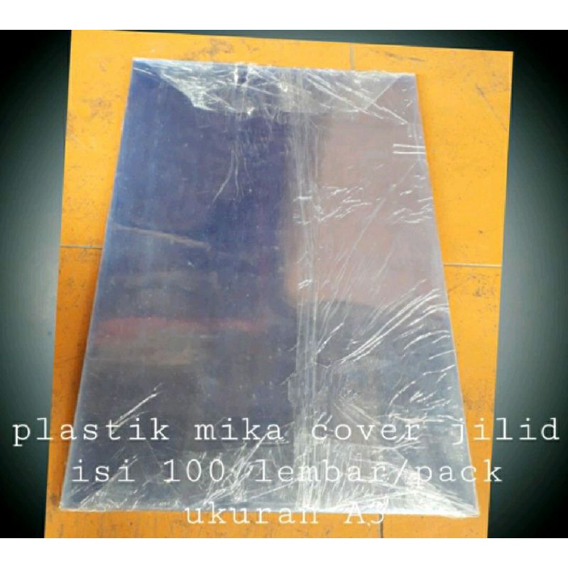 Jual PROMO Plastik mika cover jilid bufalo Ukuran A3 isi 100 lembar ...