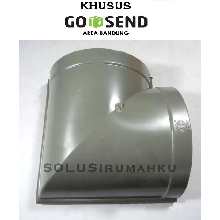 Jual BELOKAN TALANG BULAT 6" PVC / KNEE TALANG AIR / GUTTER ANGLE ...