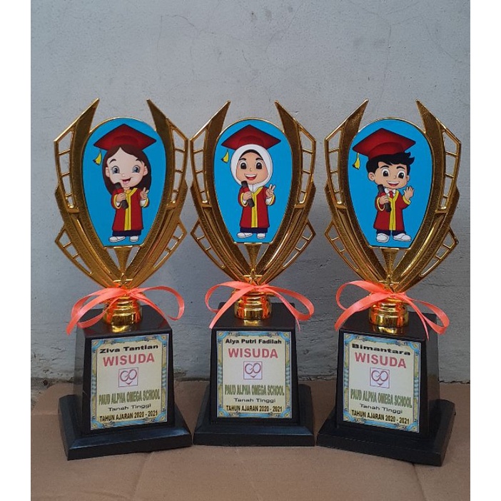 Jual Piala Wisuda Murah (Free Label Tulisan) tidak bisa custom foto ...