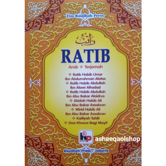 Jual Buku RATIB Arab Terjemah Doa-Doa / Raudhah Press | Shopee Indonesia