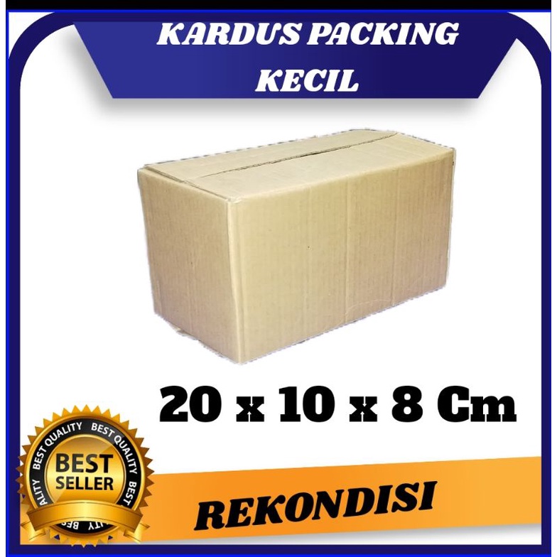 Jual KARDUS PACKING KECIL UKURAN 20 x 10 x 8 Cm | Shopee Indonesia