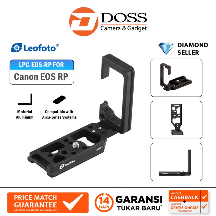 Jual Leofoto Lpc-Eos Rp L-Plate For Canon Eos Rp #Original | Shopee ...