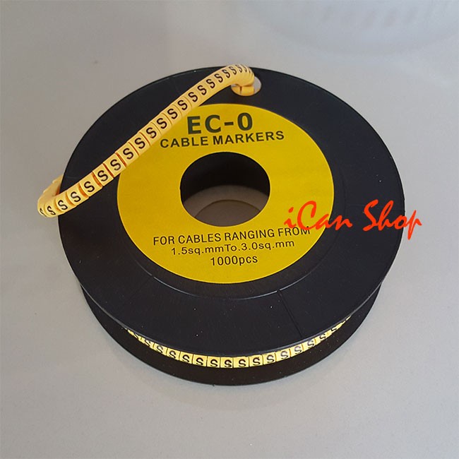Jual Label Kabel UTP / Kabel Marker EC-0 Huruf A-Z (1 Huruf Isi 5 ...