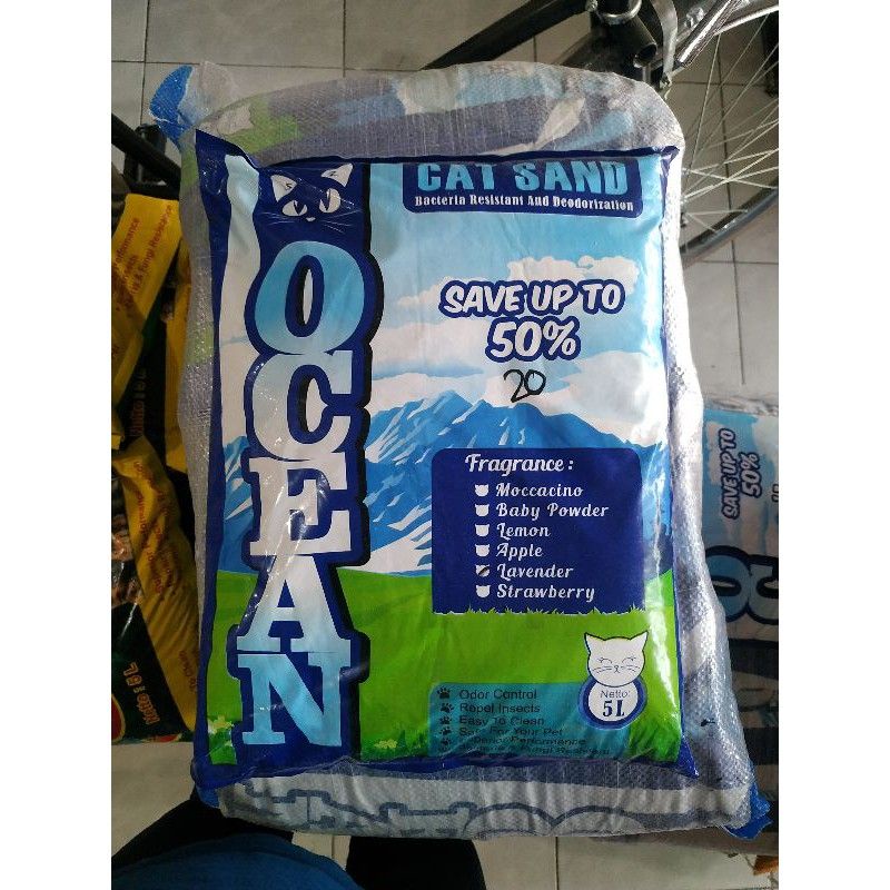 Jual pasir OCEAN dan wangi merk ocean 5L | Shopee Indonesia