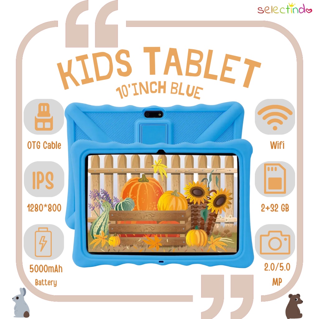 Jual [Real Memory] Atomu Kids Tablet 10' 4+64 GB / Tablet Anak / Tablet ...