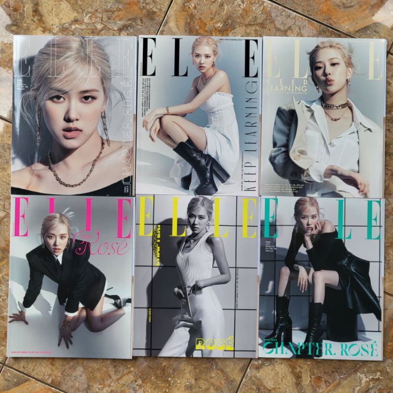 Jual Majalah BLACKPINK Rosé ELLE Korea Edisi Juni 2021 (Magazine) | Shopee Indonesia