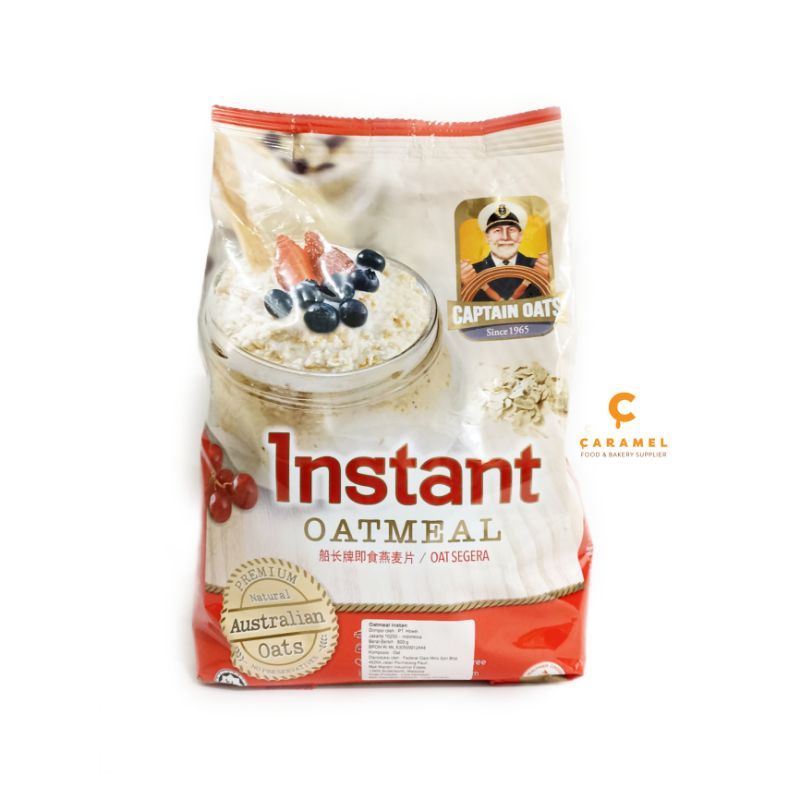 Jual Quaker Captain Instant Oatmeal 800gr-Oatmeal instant- Captain Oats ...