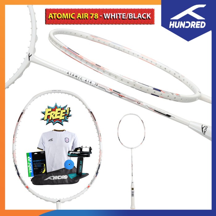 Jual Raket Hundred Raket Atomic Air 78 Raket Badminton Original ...