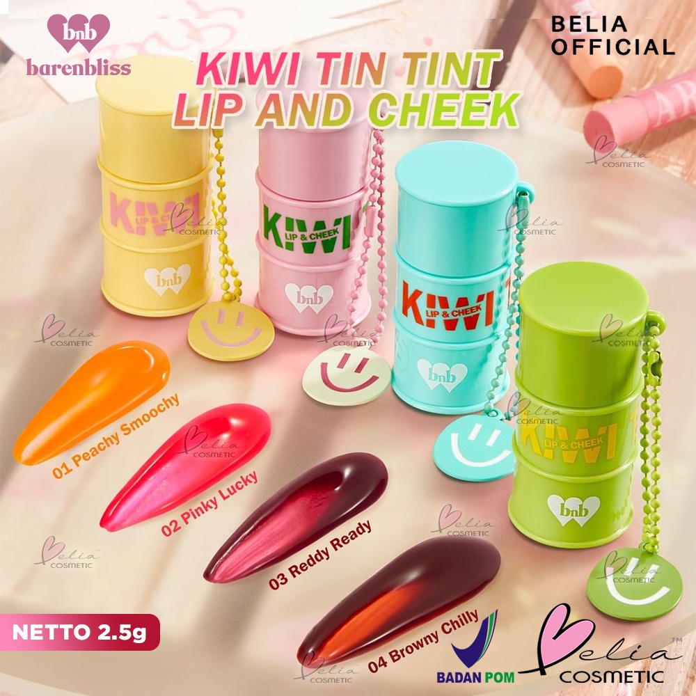 Jual BELIA BNB barenbliss Korean Kiwi Tin Tint Lip & Cheek | Blendable ...